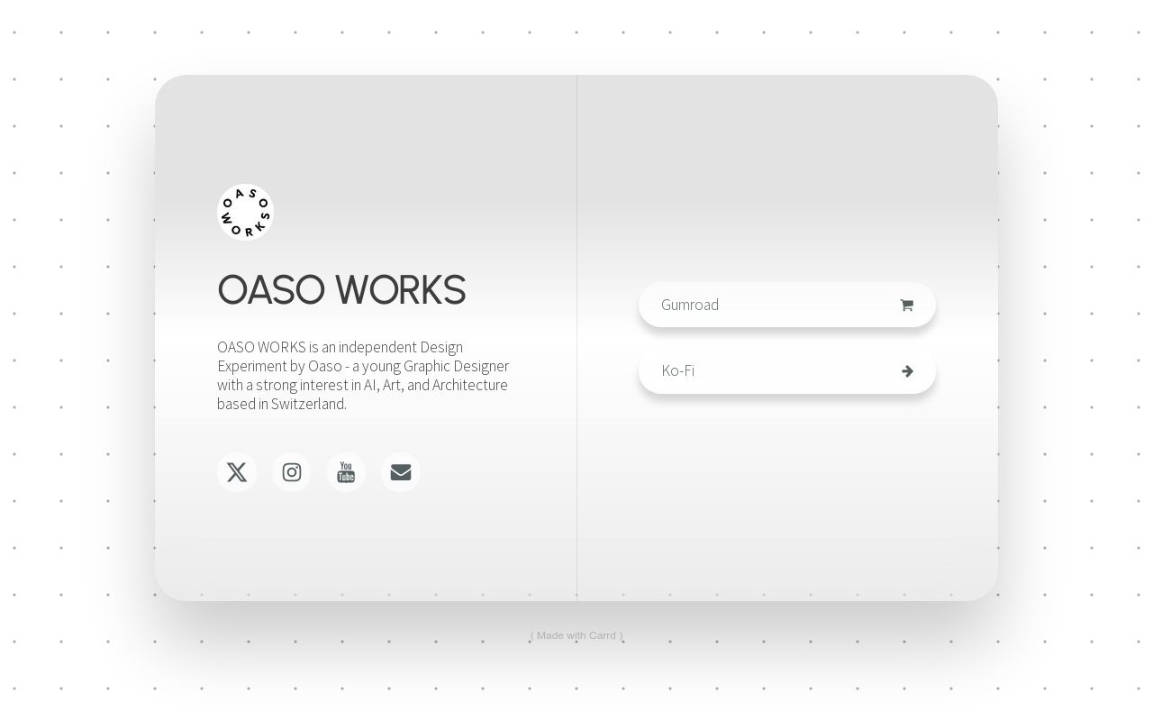 OASO WORKS | Profil